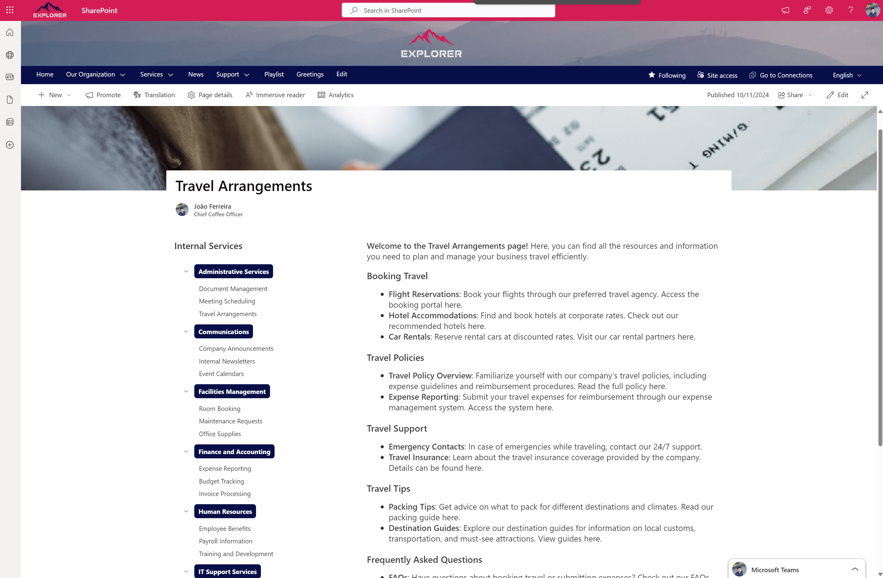 How to Create a Custom Vertical Navigation for SharePoint Pages - HANDS ON SharePoint